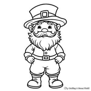 Leprechaun Coloring Pages - Free & Printable!