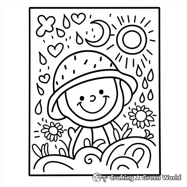 Hello Spring Coloring Pages - Free & Printable!