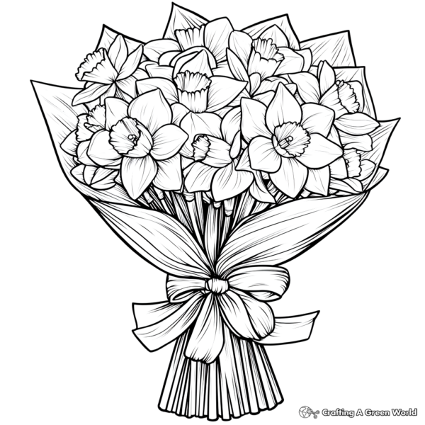 Spring Flowers Coloring Pages - Free & Printable!