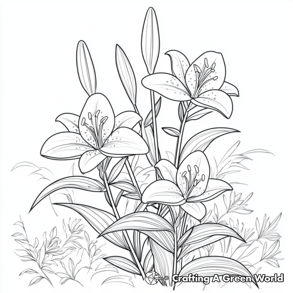 Realistic Flower Coloring Pages - Free & Printable!