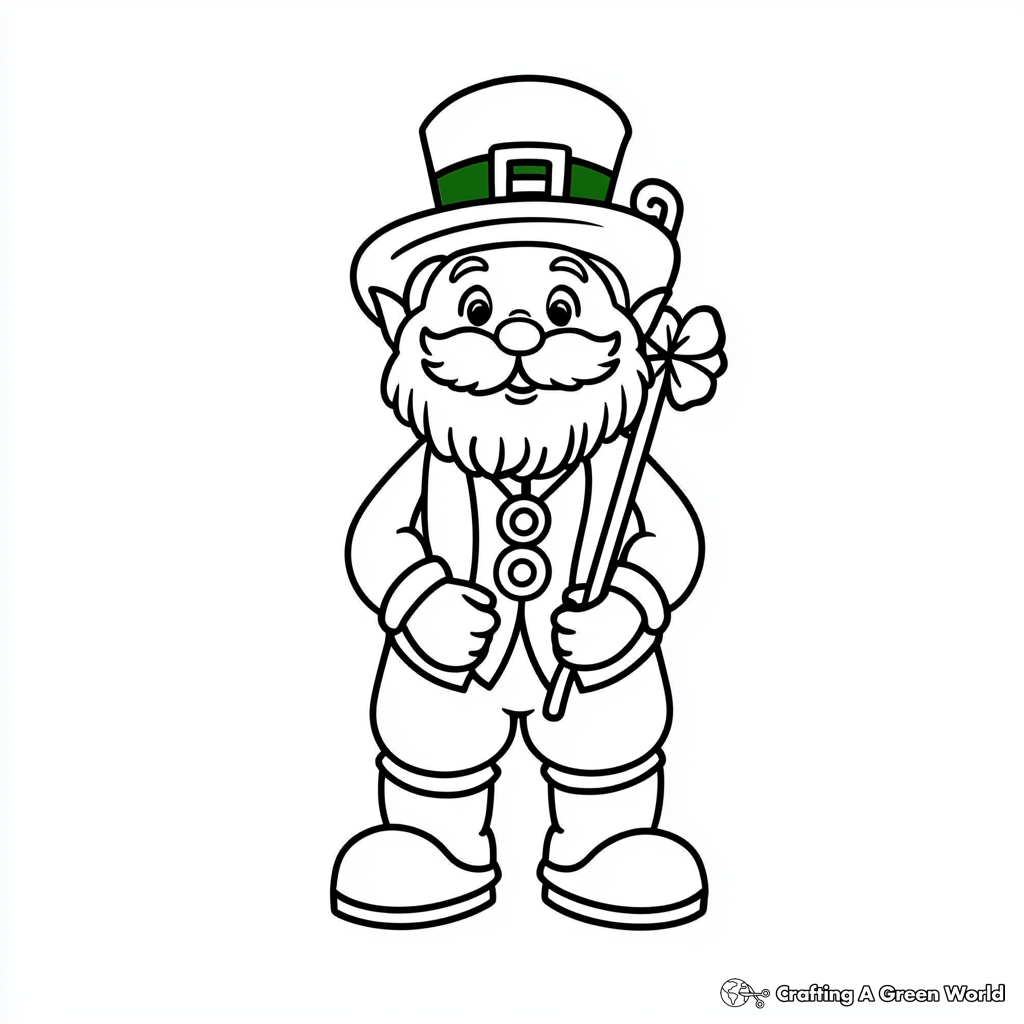 Leprechaun Coloring Pages - Free & Printable!