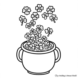 Shamrock Coloring Pages - Free & Printable!