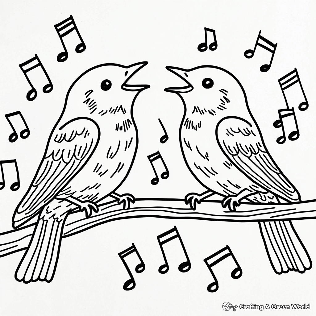 Hello Spring Coloring Pages - Free & Printable!