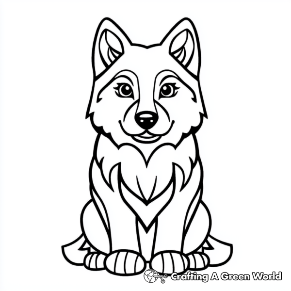 Wolf Coloring Pages - Free & Printable!