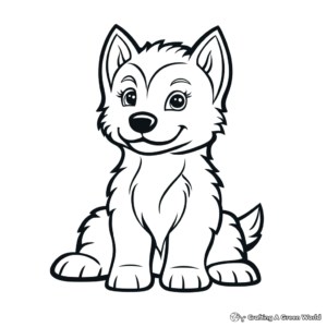 Wolf Coloring Pages - Free & Printable!