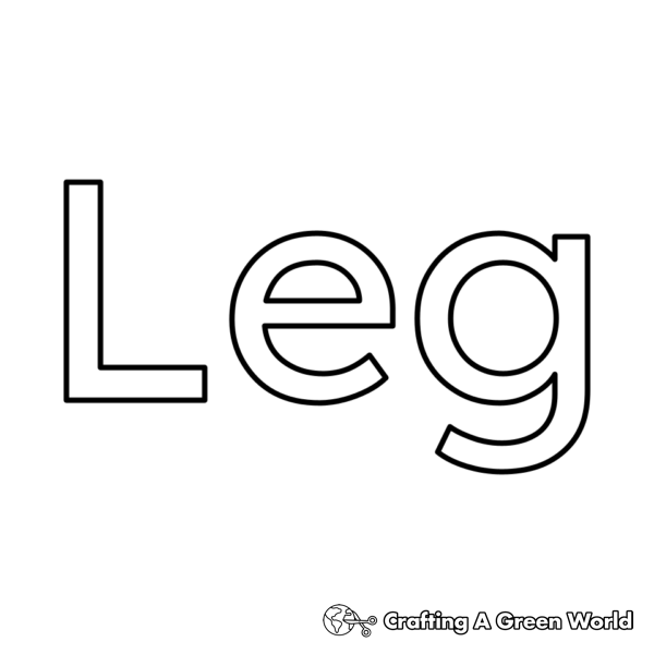 Word Coloring Pages - Free & Printable!