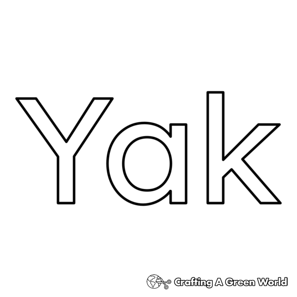 Word Coloring Pages - Free & Printable!