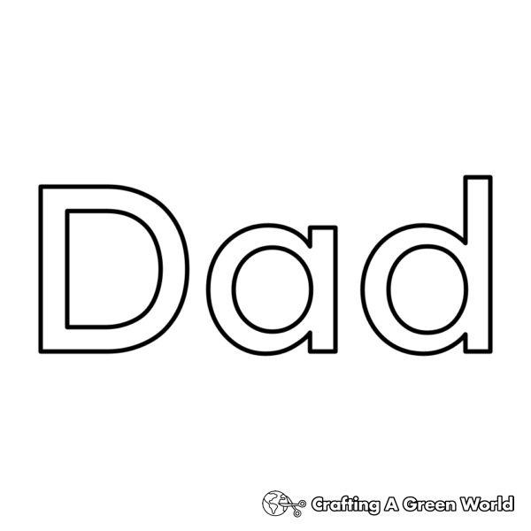 Word Coloring Pages - Free & Printable!