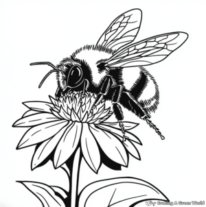 Bumble Bee Coloring Pages - Free & Printable!