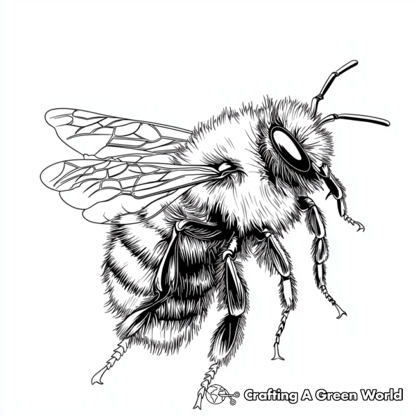 Bumble Bee Coloring Pages - Free & Printable!
