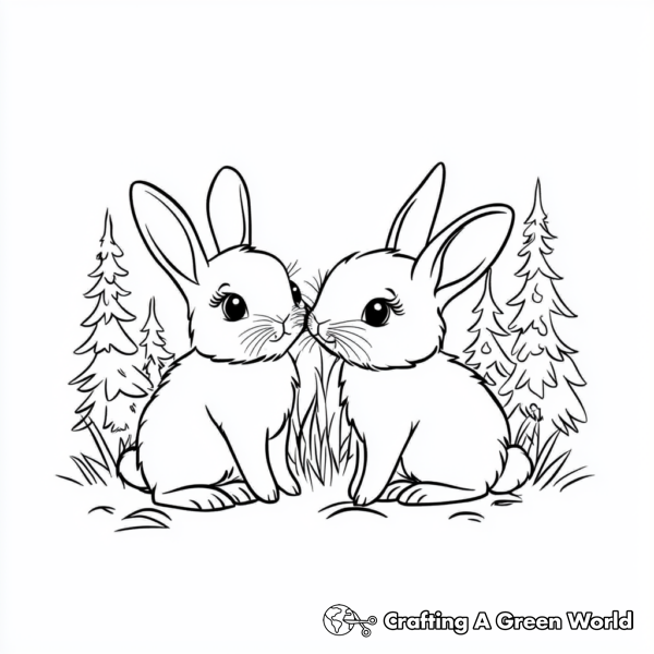 Bunny Coloring Pages - Free & Printable!