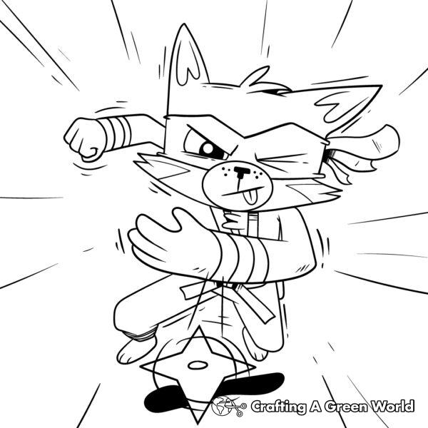 Cat Ninja Coloring Pages - Free & Printable!