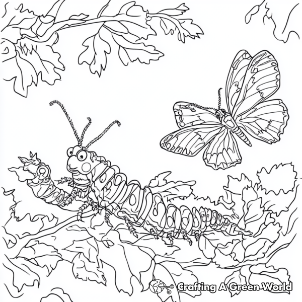 Caterpillar Coloring Pages - Free & Printable!
