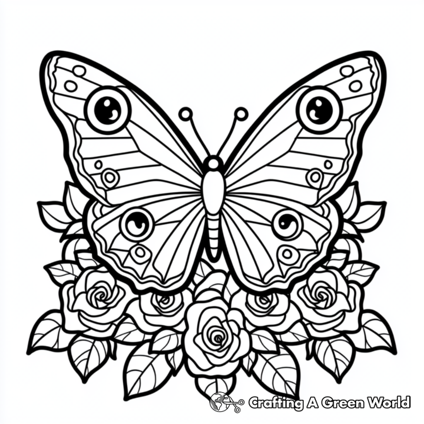 Flowers and Butterflies Coloring Pages - Free & Printable!