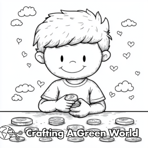 Gold Coin Coloring Pages - Free & Printable!