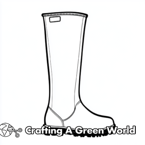 Rain Boots Coloring Pages - Free & Printable!