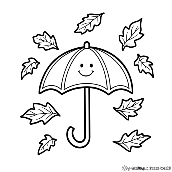 Umbrella Coloring Pages - Free & Printable!