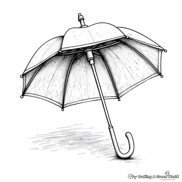 Umbrella Coloring Pages - Free & Printable!