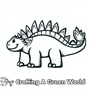 Dinosaur Coloring Pages For Toddlers - Free & Printable!