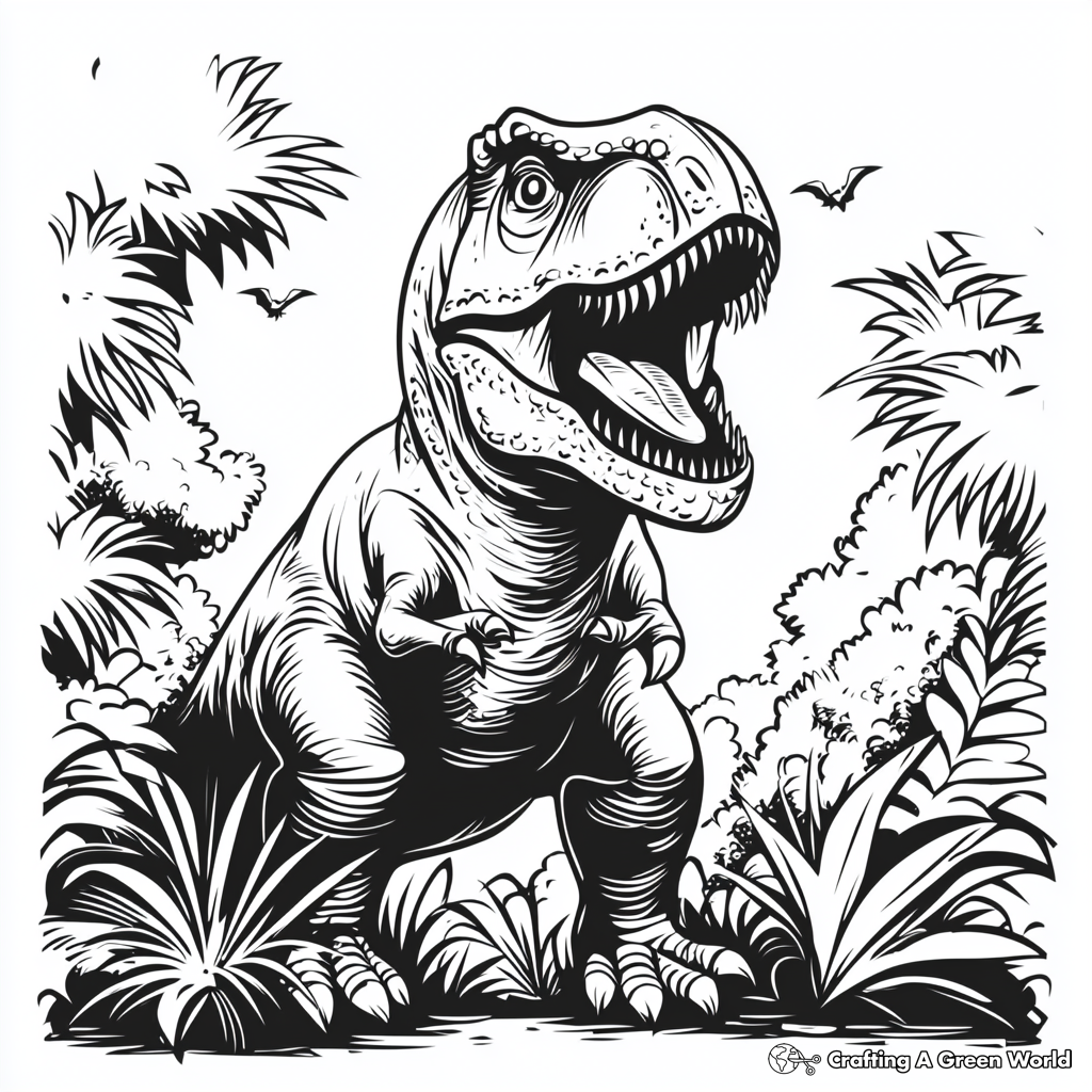 Dinosaur Coloring Pages - Free & Printable!