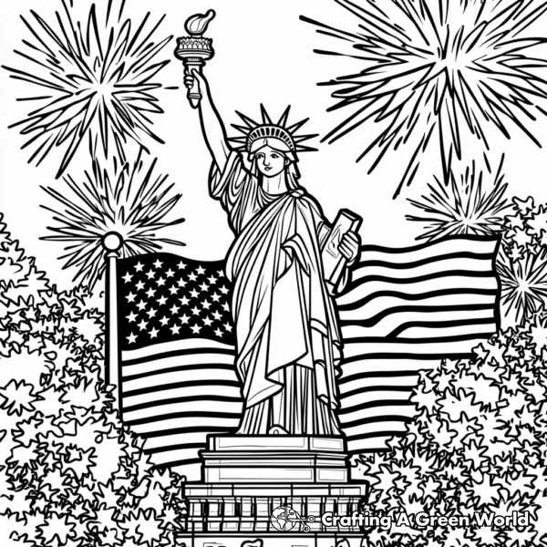 Fourth Of July Coloring Pages - Free & Printable!