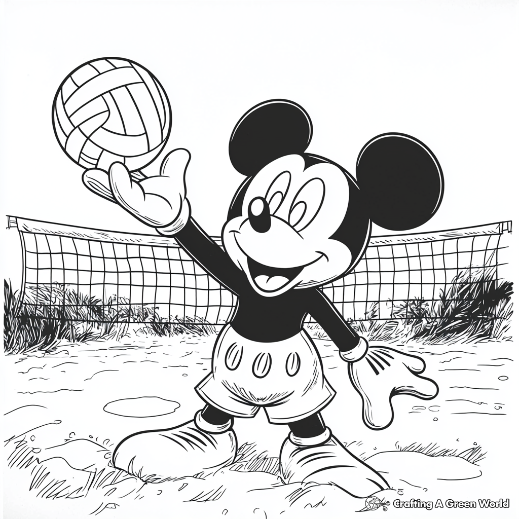 Mickey Mouse Coloring Pages - Free & Printable!