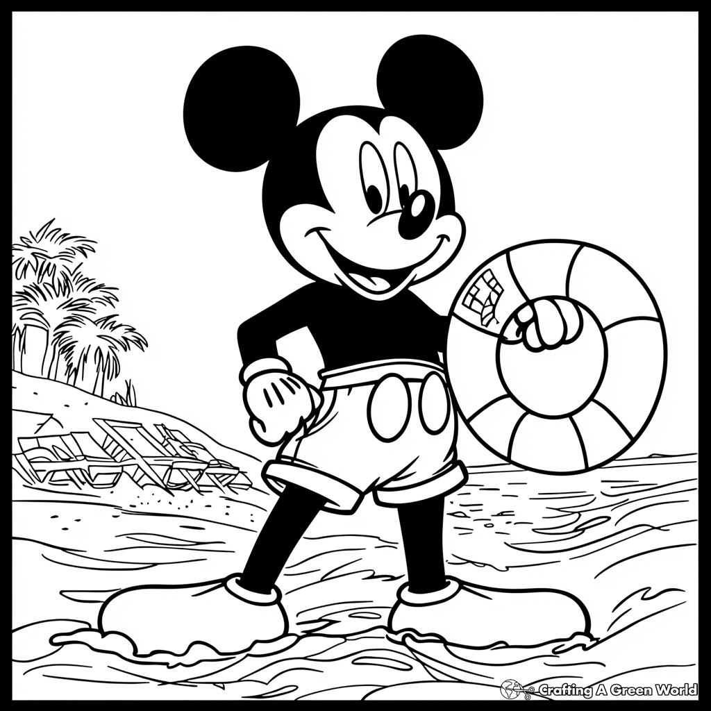 Mickey Mouse Coloring Pages - Free & Printable!