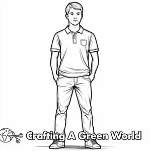 Preppy Coloring Pages - Free & Printable!