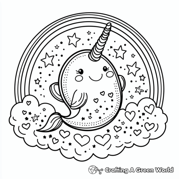 Narwhal Coloring Pages - Free & Printable!