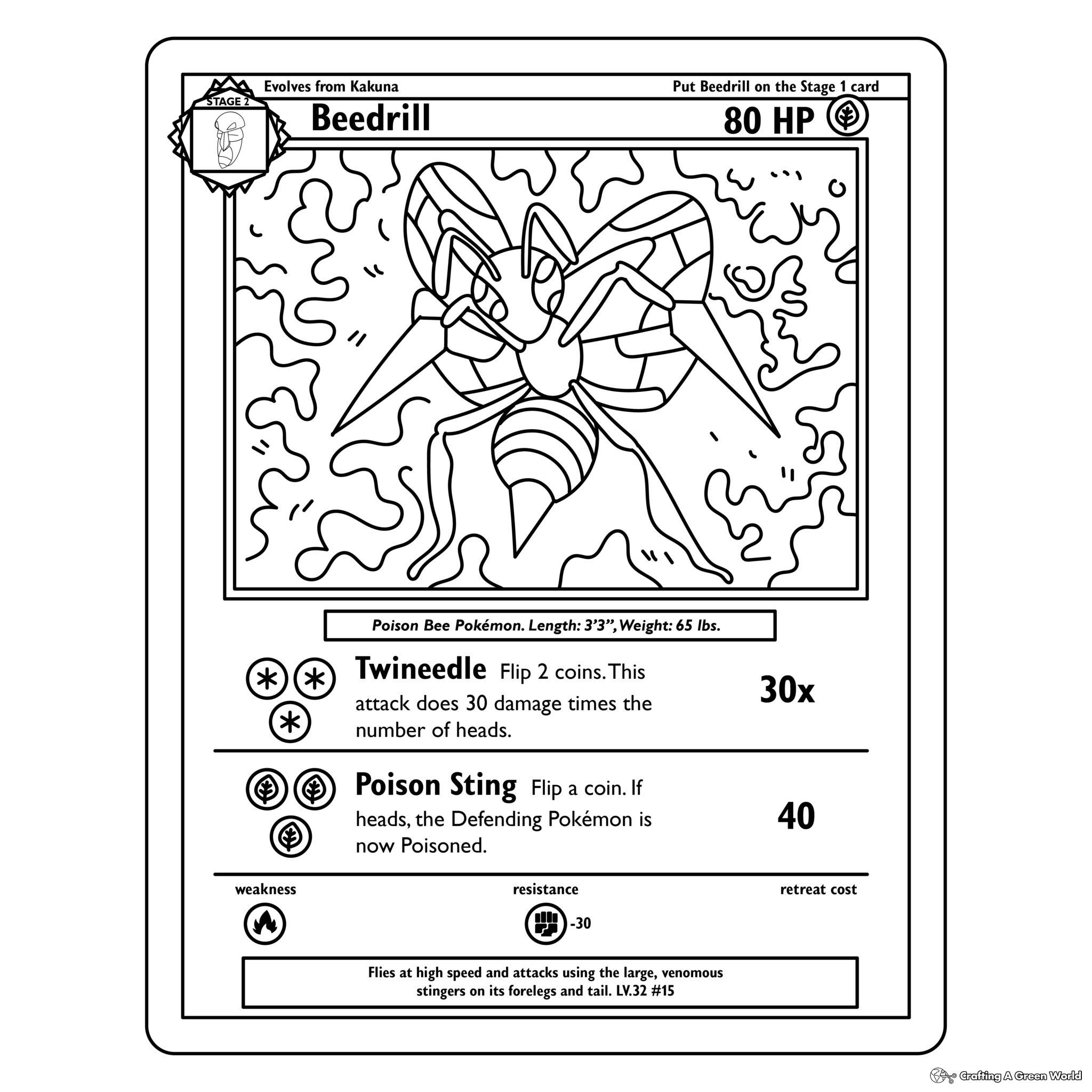 Pokemon Cards Coloring Pages - Free & Printable!