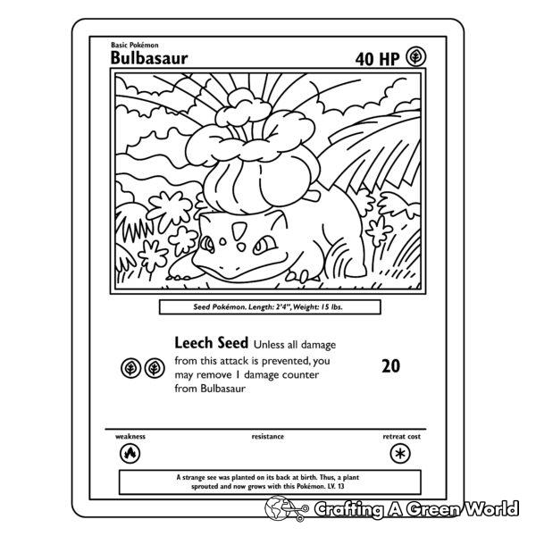 Pokemon Cards Coloring Pages - Free & Printable!