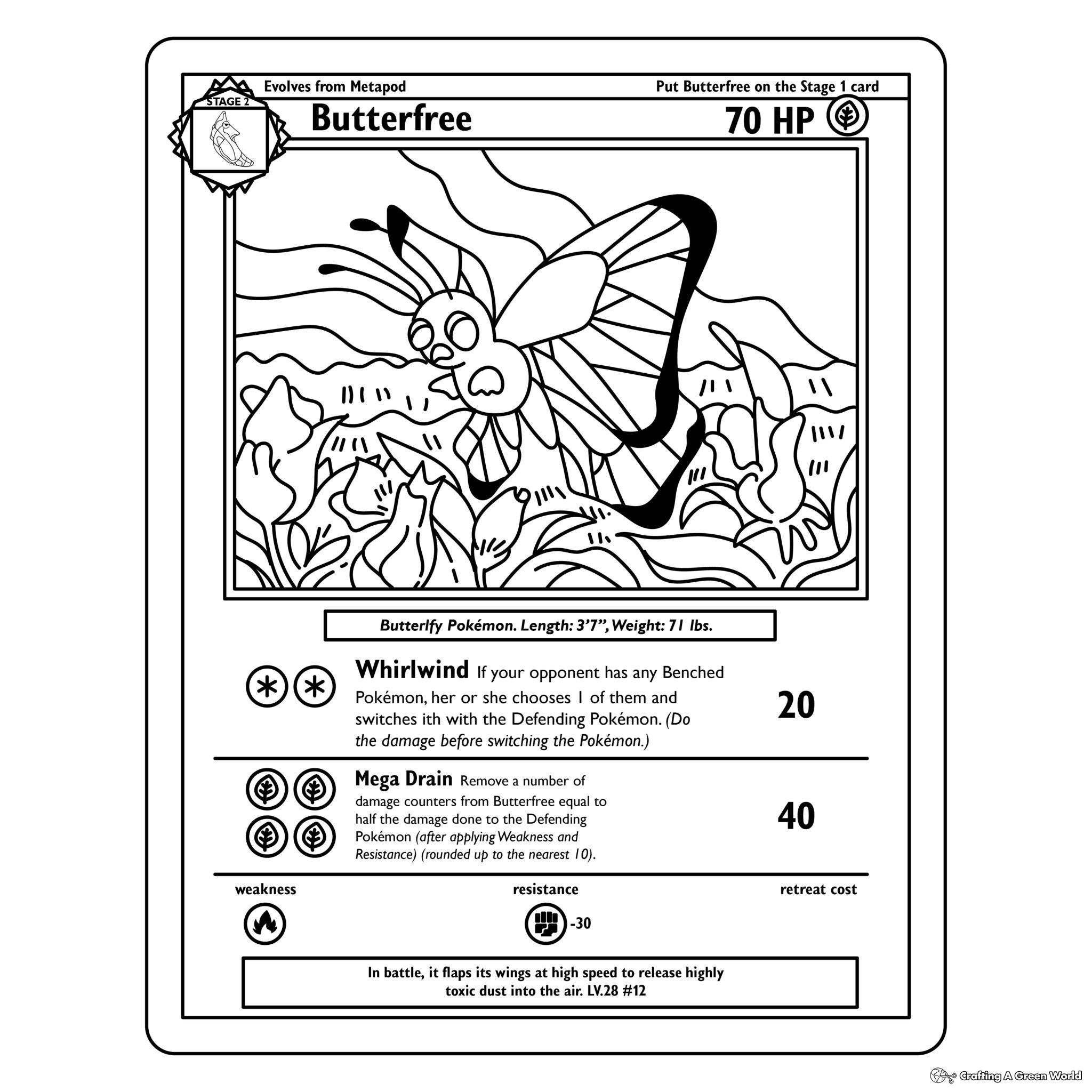 Pokemon Cards Coloring Pages - Free & Printable!
