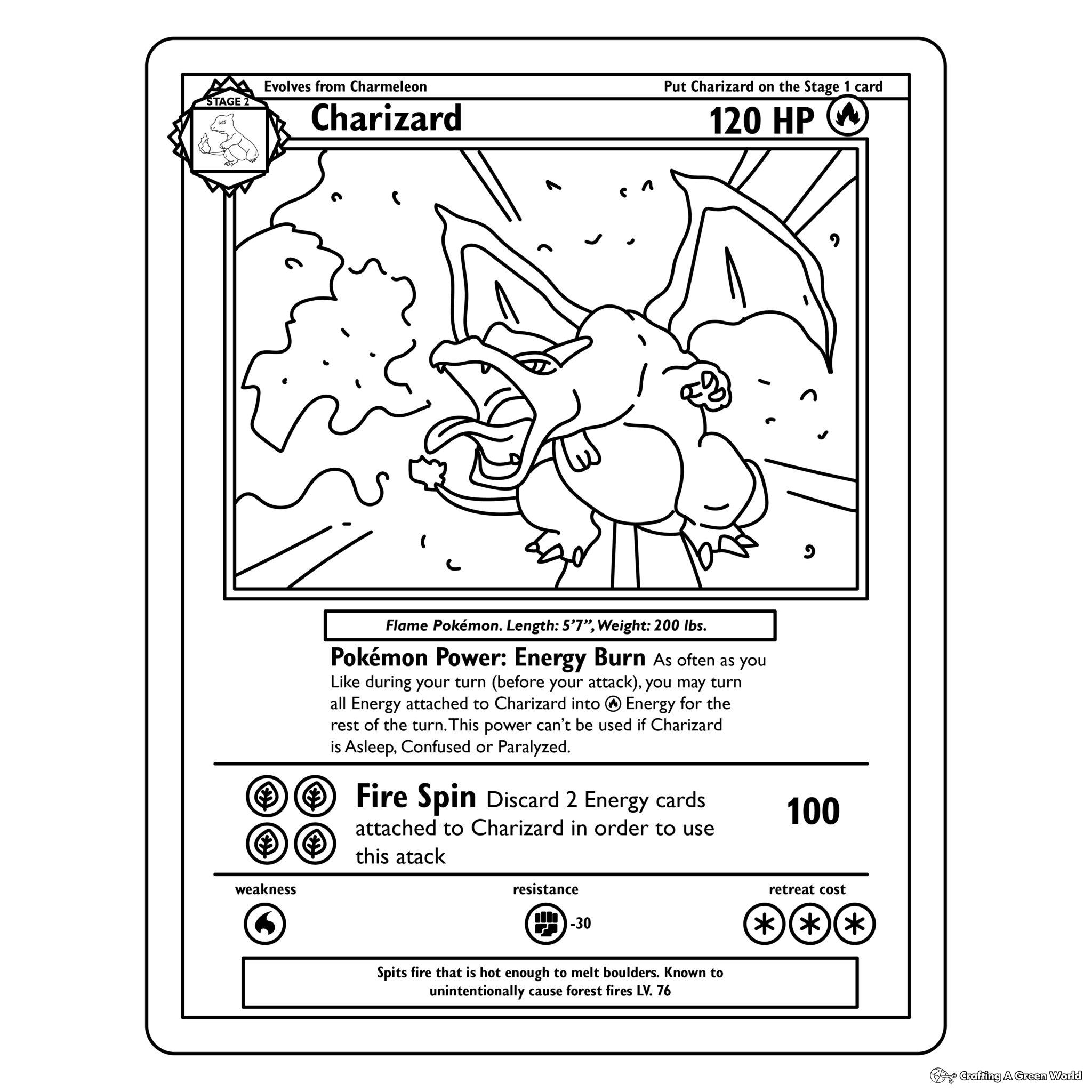 Pokemon Cards Coloring Pages - Free & Printable!