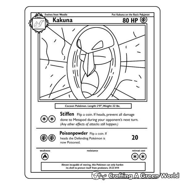 Pokemon Cards Coloring Pages - Free & Printable!