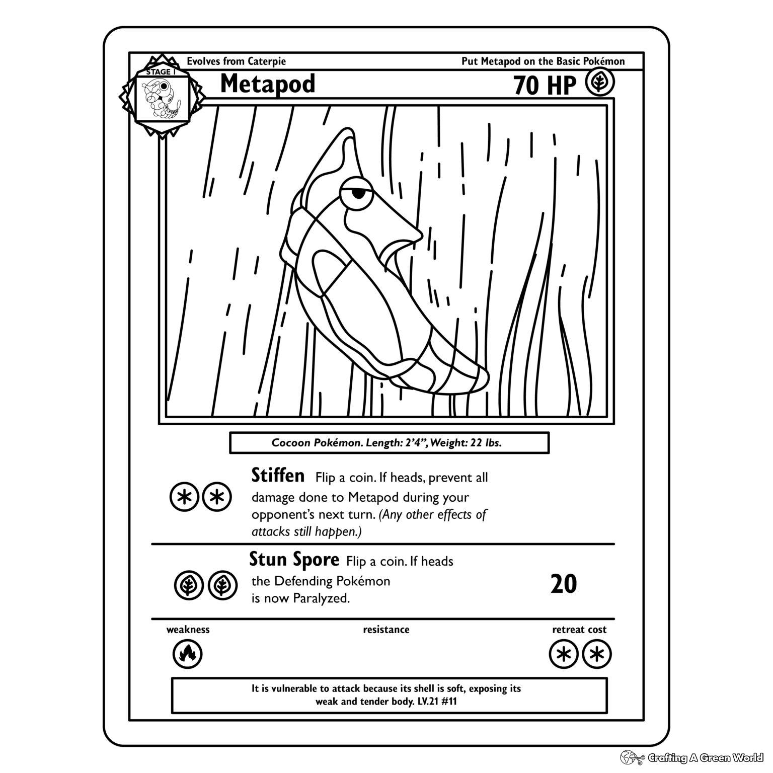 Pokemon Cards Coloring Pages - Free & Printable!