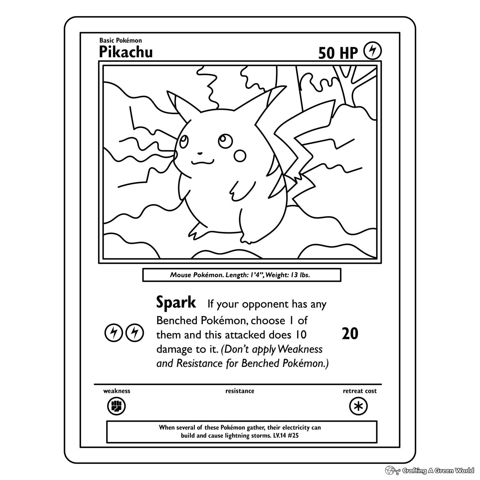 Pokemon Cards Coloring Pages - Free & Printable!