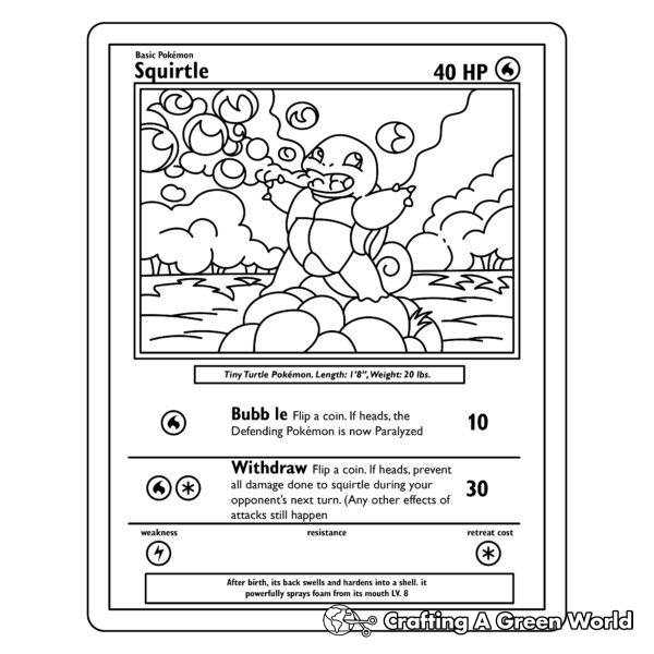 Pokemon Cards Coloring Pages - Free & Printable!
