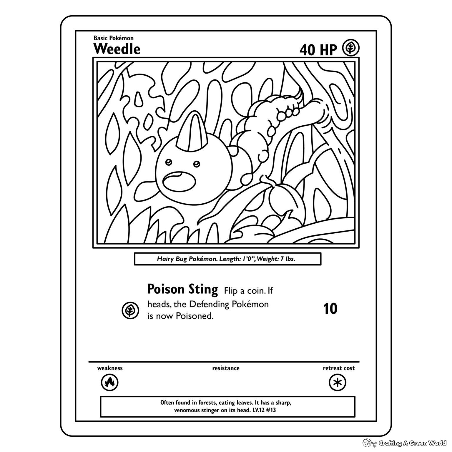 Pokemon Cards Coloring Pages - Free & Printable!