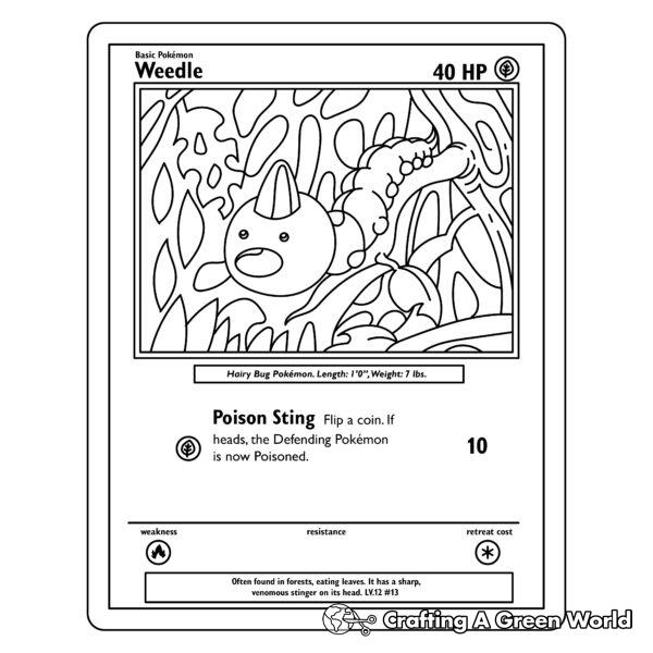 Pokemon Cards Coloring Pages - Free & Printable!