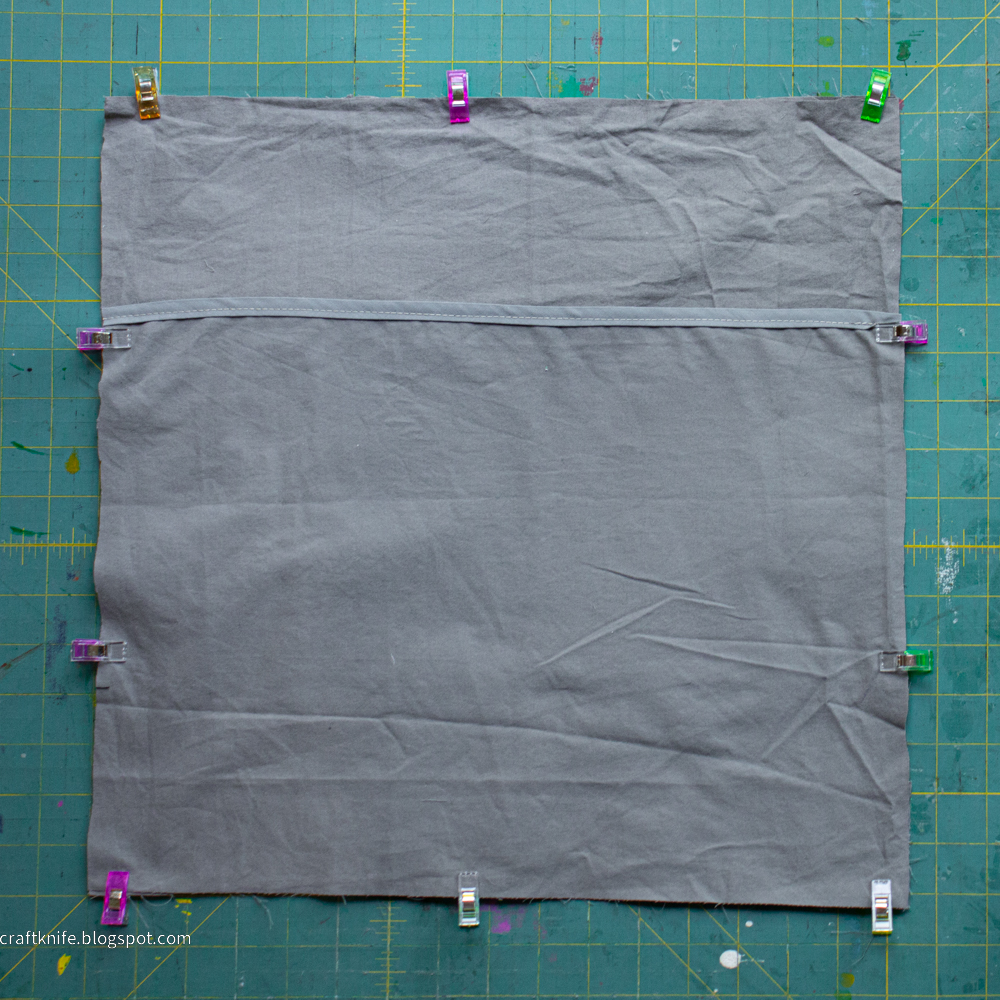 How to Sew an Envelope-Back Pillowcase • Crafting a Green World