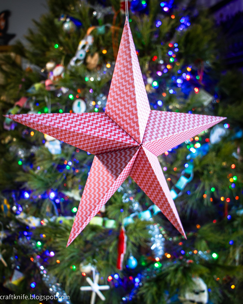How To Make This Easy 3D Paper Star • Crafting a Green World