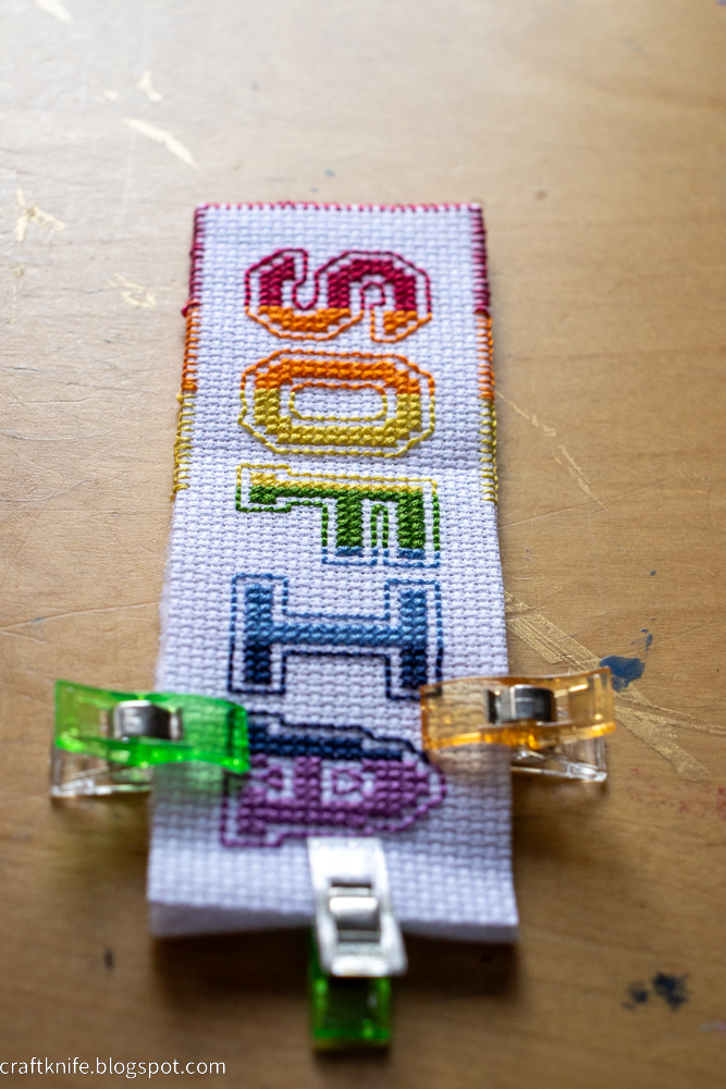 Easy Ways to Finish a Cross-Stitch Bookmark • Crafting a Green World